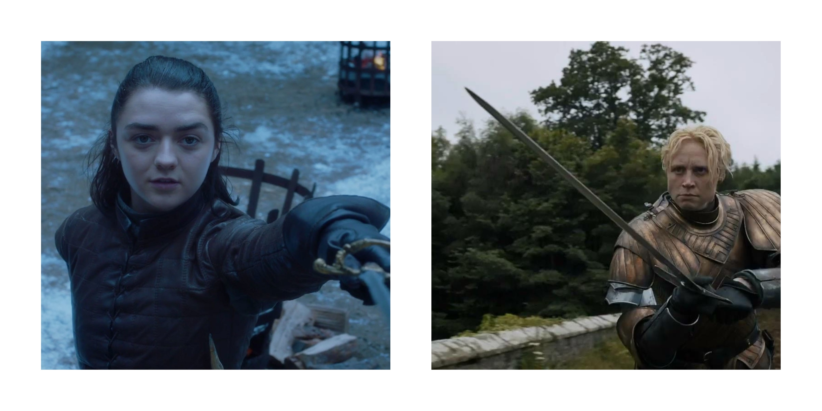 What Did Arya And Brienne Say To The God Of Death? "Not Today"